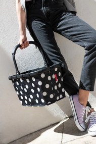 Nákupní košík Reisenthel Carrybag Frame Dots white