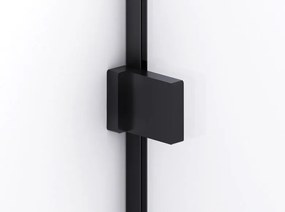 Sanswiss ANNEA AN13W G+D sprchový kout čtvercový 100x100 cm Profil: Černá, Sklo: Hladké čiré, Rozměr: 100x100 cm