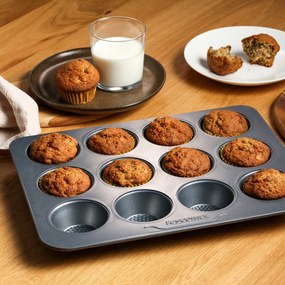 Kovová forma na pečení muffinů 35,5x27 cm Compact – Tescoma