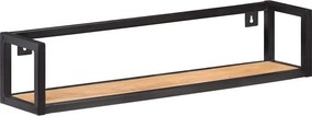Nástěnné police 2 ks 80 cm masivní akáciové dřevo 320672