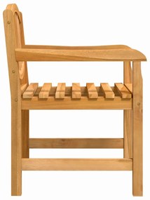 Zahradní židle 2 ks 58 x 59 x 88 cm masivní teakové dřevo,  364407