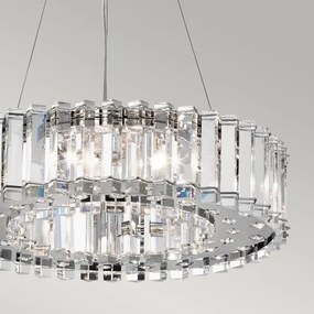 Kichler KL-CRYSTAL-SKYE8 - LED Koupelnový lustr CRYSTAL SKYE 8xG9/3W/230V IP44