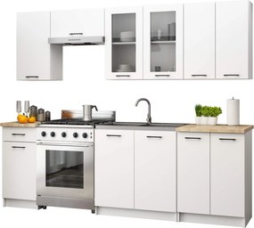 Kuchyňská sestava Olivia 2.4M H720 bílá