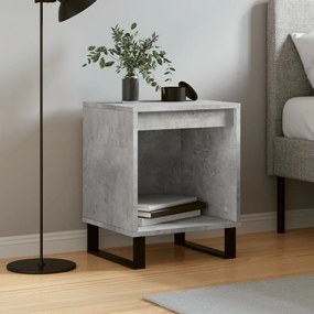 vidaXL Noční stolek 40x35x50 cm kompozitní dřevo [830740] Barva: Betonová šedá