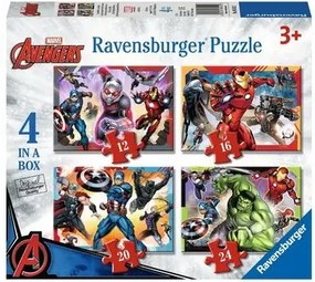 Ravensburger Marvel Avengers 4 v 1 / 12+16+20+24 dílků / od 3 let
