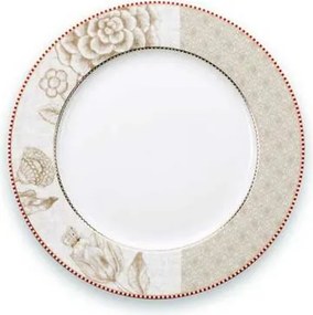 Pip Studio Spring to Life Talíř 26,5cm bily