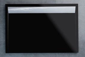 SanSwiss IIa WIA 150x90 cm sprchová vanička obdelníková černá Barva krytu  sifonu: Černá