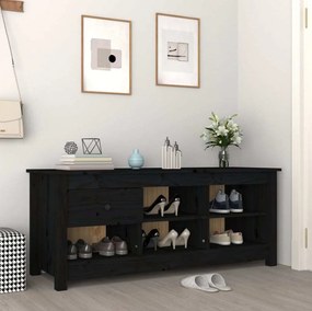 vidaXL Botník 110 x 38 x 45,5 cm masivní borovice [814594] Barva: Přírodní