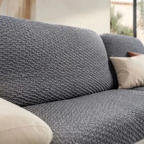 Bielastické potahy MODULO tmavě šedé sedák L (40-59 cm x 131-180 cm)