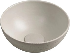 Sapho Small - Umývátko na desku, průměr 26 cm, bez přepadu, písková MR26014