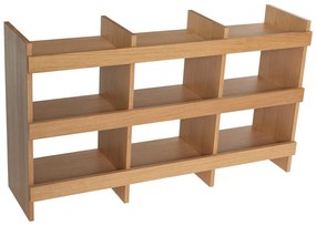 Knihovna v dekoru dubu v přírodní barvě 120x70x32 cm Momentum – Hübsch