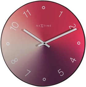 Nástěnné hodiny 8194ro Nextime Gradient 40cm