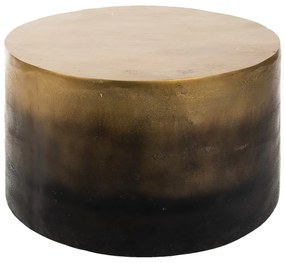 Zlatý kovový odkládací stolek Gione - Ø 60*40 cm