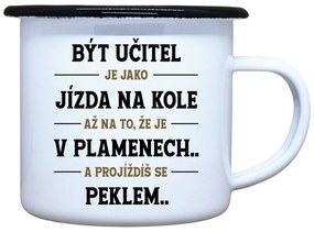 Super plecháček Plecháček s potiskem Být učitel Objem: 460 ml