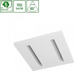 Led panel 600 nástěnný 6000lm 40W neutrální 4000K bílé mléčné stínidlo