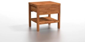 Noční stolek Lonzo z masivního dřeva Dub