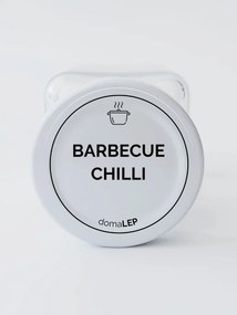 Samolepka na kořenky BARBECUE CHILLI průhledná 5 cm tučné písmo