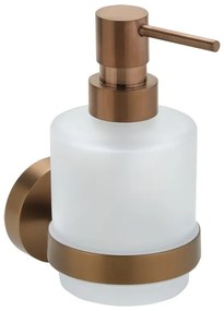 Sapho Sapho, X-ROUND COPPER dávkovač mýdla 200ml, mléčné sklo, měď mat, XR103PG