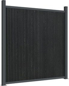 Plotový dílec šedý 353 x 186 cm WPC 3282790