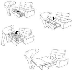 Pohovka Korfu | ROZKLÁDACÍ | VÝBĚR TKANIN