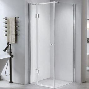 BPS-koupelny Čtvercový sprchový kout HYD-SK1390 80x80 chrom/transparent