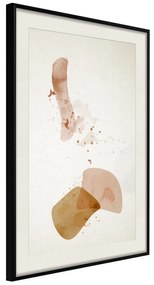 Plakát Velké vzrušení - abstraktní vzory a tvary v akvarelovém stylu