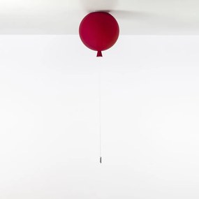 Skleněná svítidla Memory připomínající nafukovací balónky Barva: Červená, Průměr: 400 mm, Sklo: Matné