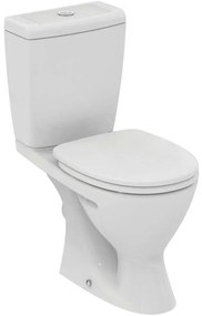 Ideal Standard Eurovit+ - WC kombi se sedátkem, zadní odpad, bílá V337001