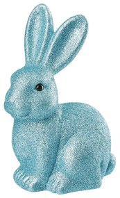 Butlers EASTER Velikonoční zajíček třpytivý 22 cm - modrá