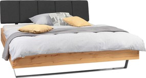 XXXLutz POSTEL, 180/200 cm, antracitová, barvy buku Valnatura - Manželské postele - 002054000401