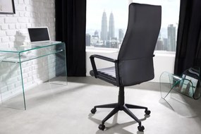 Kancelářská židle Lazio imitace kůže černá/ 43293