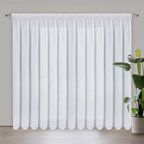 ZÁCLONA NA PÁSCE ARLETA 350X270 CM BÍLÁ