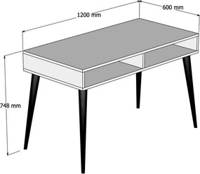 Pracovní stůl Cisto White