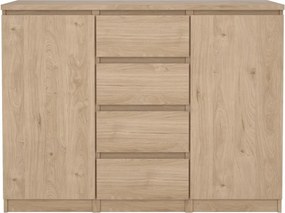 Komoda Simplicity 121 x 50 x 91 cm, hikora jackson
