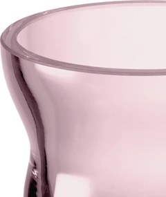 Stojan na čajovou svíčku Calabas 8,5 cm červený burgund