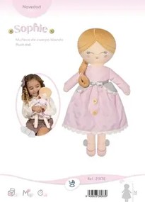 DeCuevas 21075 Plyšová panenka Sophie 2025 - 36 cm