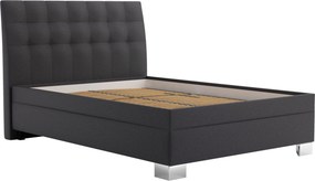 XXXLutz ČALOUNĚNÁ POSTEL, 140/200 cm, antracitová Blanar - Postele s úložným prostorem - 002648009819