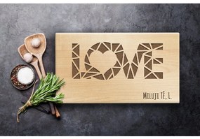 Ahome Ahome CZ Prkénko Love 35 x 20 x 1,9 cm