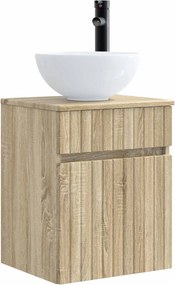 Sada koupelnového nábytku 3 ks Dub sonoma 33 x 34,5 x 160 cm 3406085