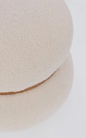 BIZZOTTO Bílý pouf MIRKA 43cm 0721633