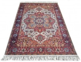 Kusový koberec CHENILLE PRINTED Y-294 Klasický hnědý Rozměr: 120x170 cm