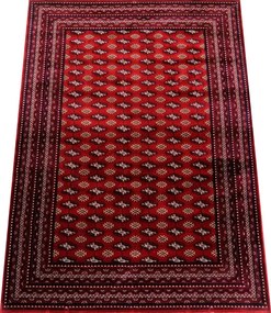 BE Koberec Abu Dhabi 6276 RED - červený obdélníkový Rozměr: 120x180 cm