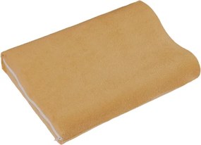 Bellatex POVLAK na anatomický polštář 45x30 cm (povlak na zip) Froté, oříšková