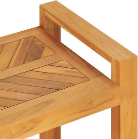 Lavice 120 cm masivní teakové dřevo 325276