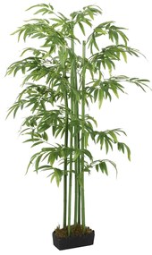 vidaXL Umělý bambus 576 listů 150 cm zelený