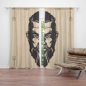 Sablio Závěs Vikingové Pergamen: 2ks 140x250cm