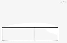 Mexen FENIX 09 - splachovací tlačítko pro Mexen Fenix, bílá matná, 600920