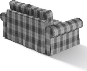 Potah na pohovku IKEA Backabro 2-místná, rozkládací barva šedá látka pletený vzor, vzorované