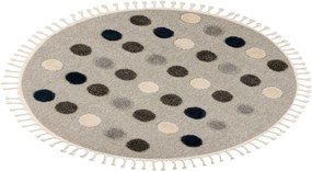 Obsession, Dětský kusový koberec My Fano 394 Dots kruh, 133x133 (průměr) kruh, vícebarevná, dětský pokoj
