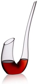 Bohemia Crystal Ručně vyrobená karafa na víno Himalia 380mm SLEVA bubl